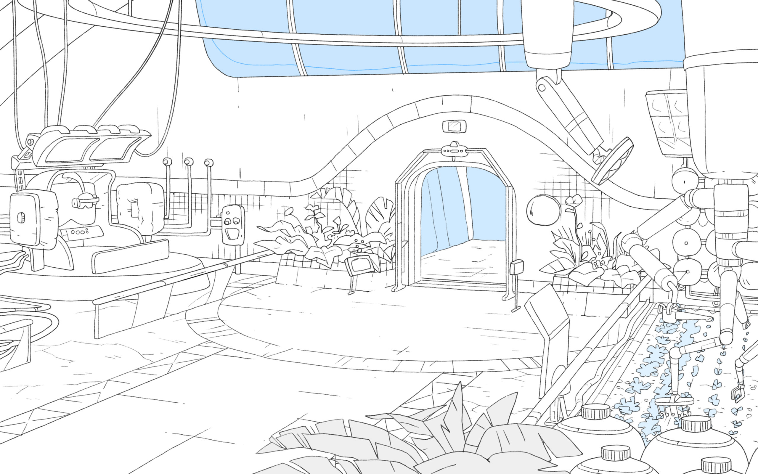 2d background design course